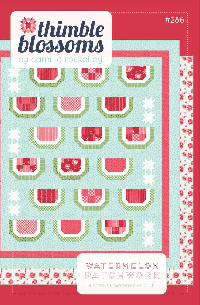 Watermelon Patchwork - PDF pattern – Thimble Blossoms