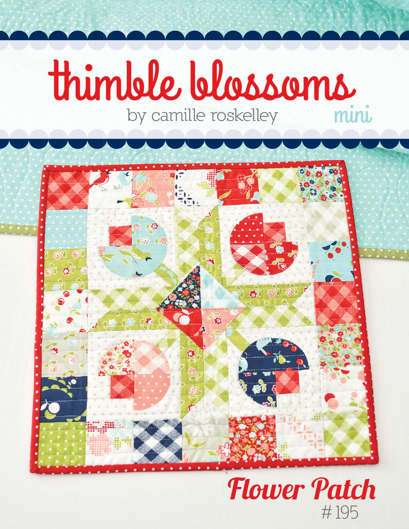 MINI Flower Patch - PDF pattern – Thimble Blossoms