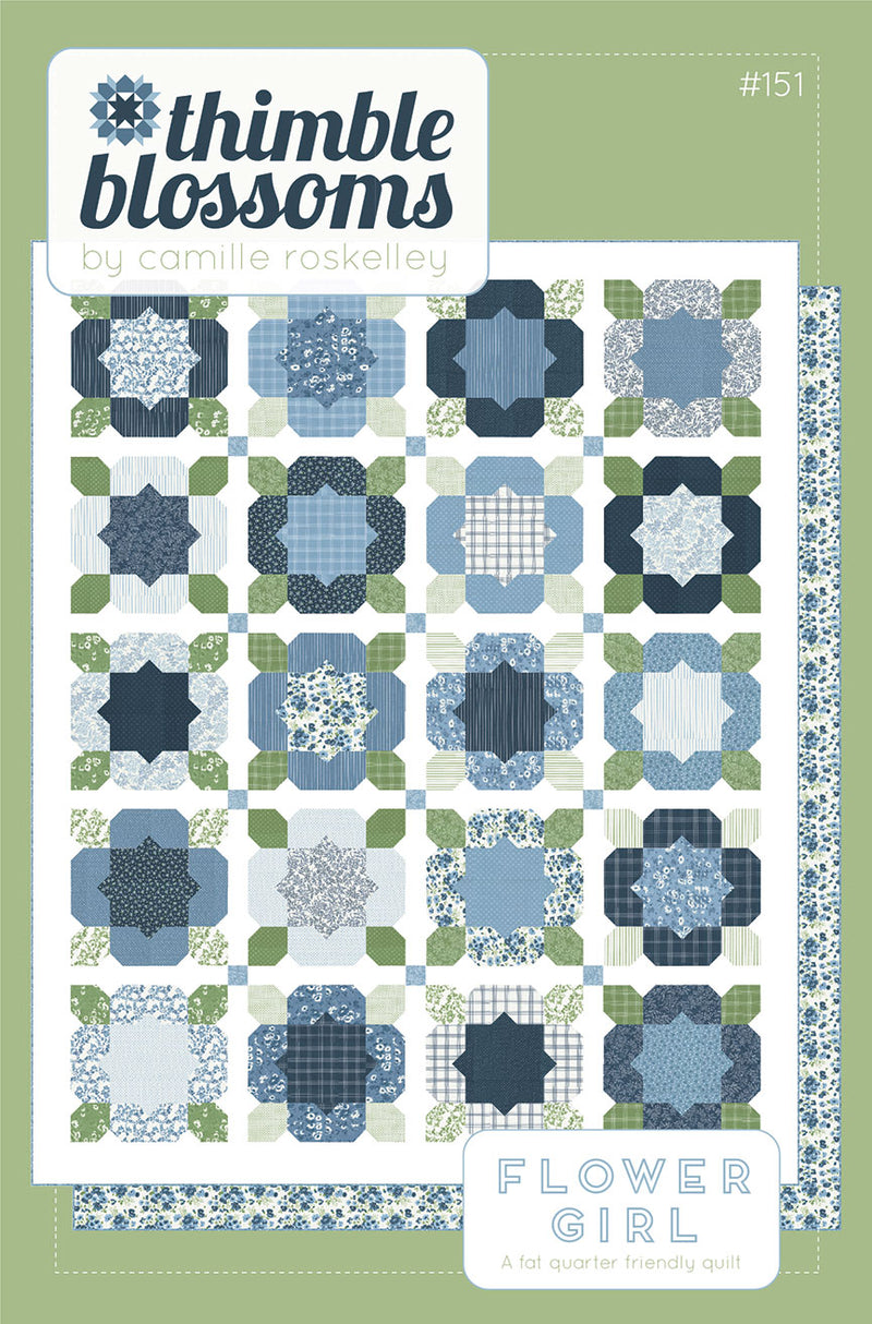 Flower Girl - PDF pattern – Thimble Blossoms
