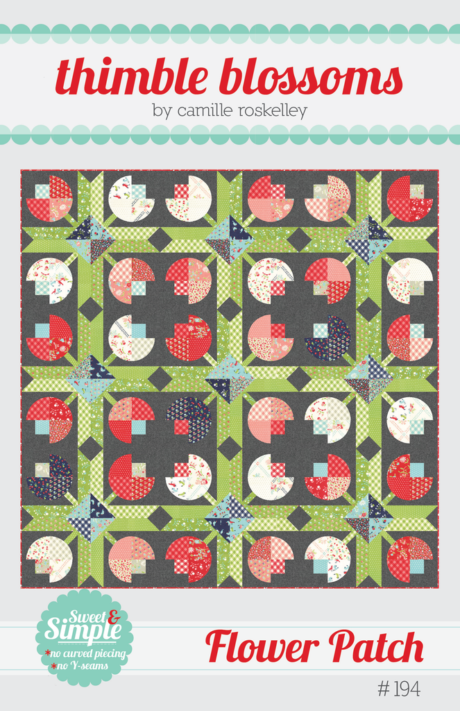 Flower Patch - PDF pattern – Thimble Blossoms